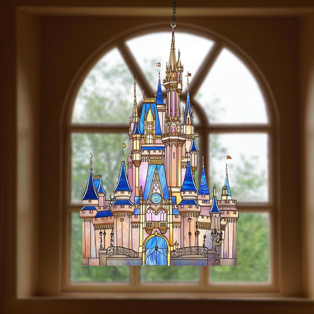 Disneyland Castle Suncatcher, Vintage Disney Window Decor - Etsy