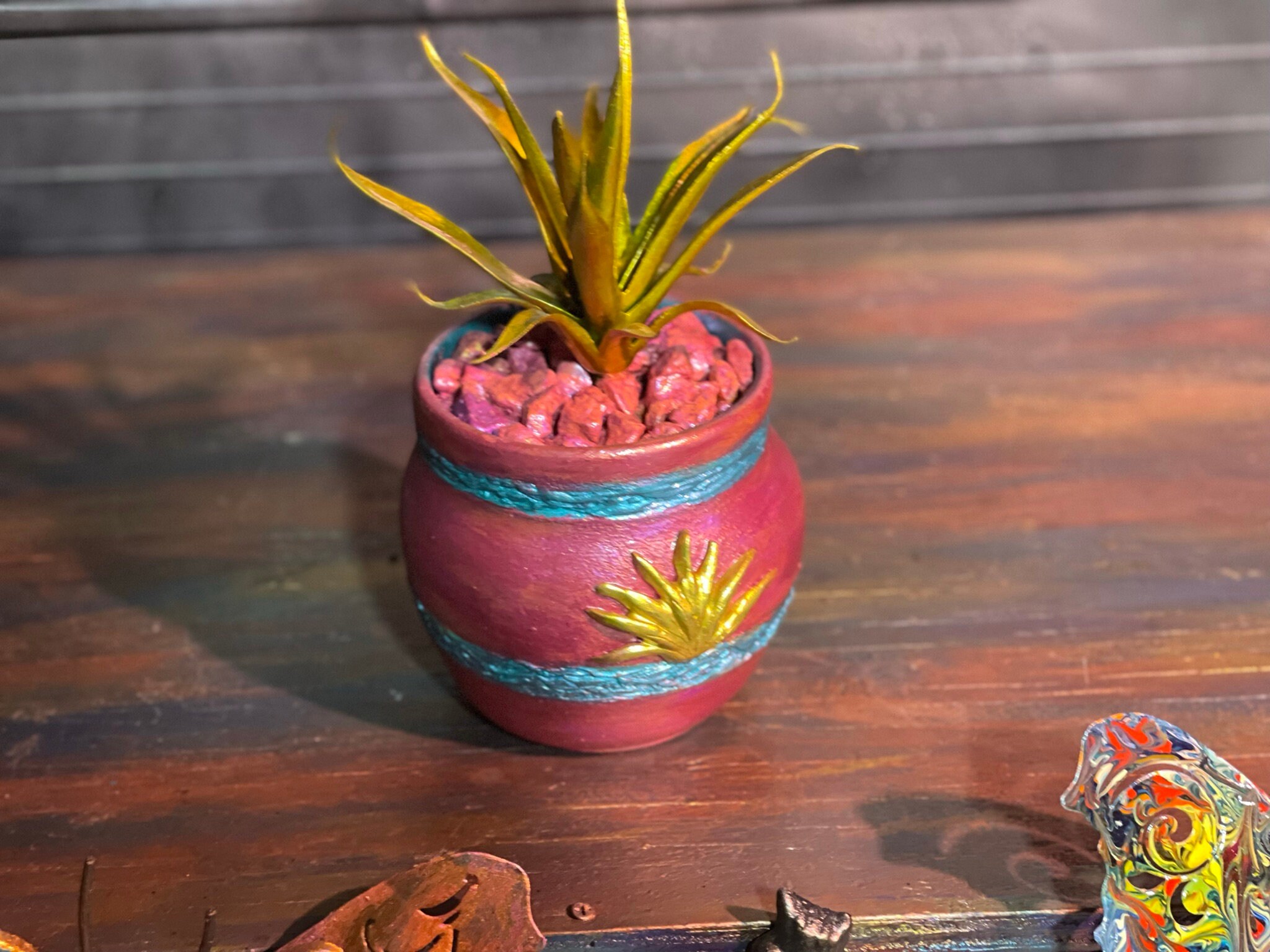 Pink Agave A 11 de 7 por 7 Display of Subtle | Etsy