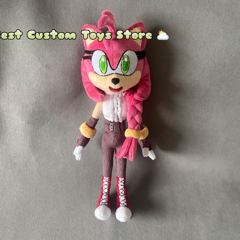 Sonic the Hedgehog Amy Plush - Etsy