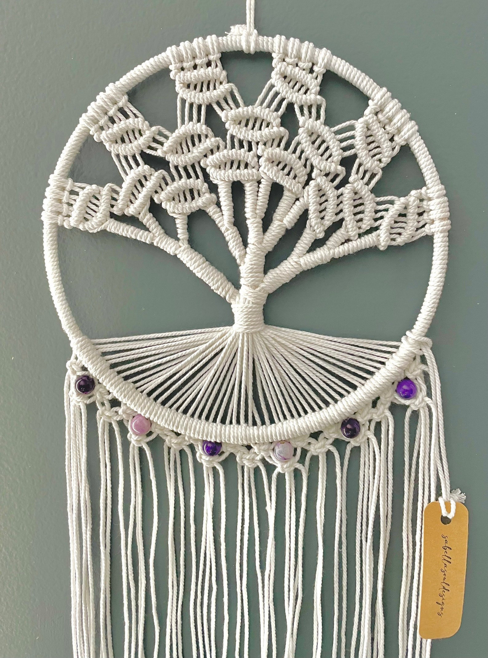Tree of Life Wall Hanging, Macrame Wall Art, Bohemian Home Decor ...