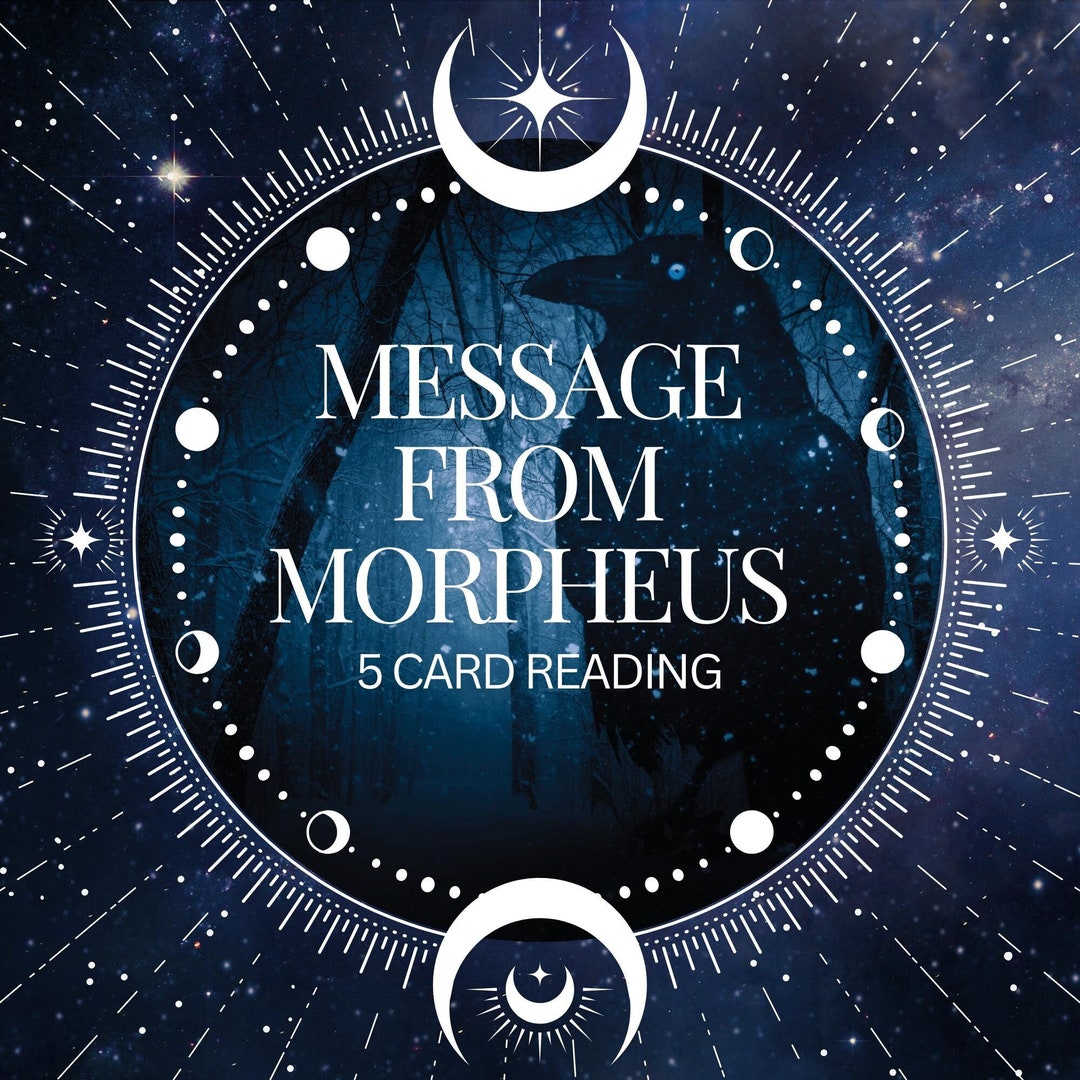 A Message From Morpheus/the Lord of Dreams 5 Card Tarot Reading - Etsy