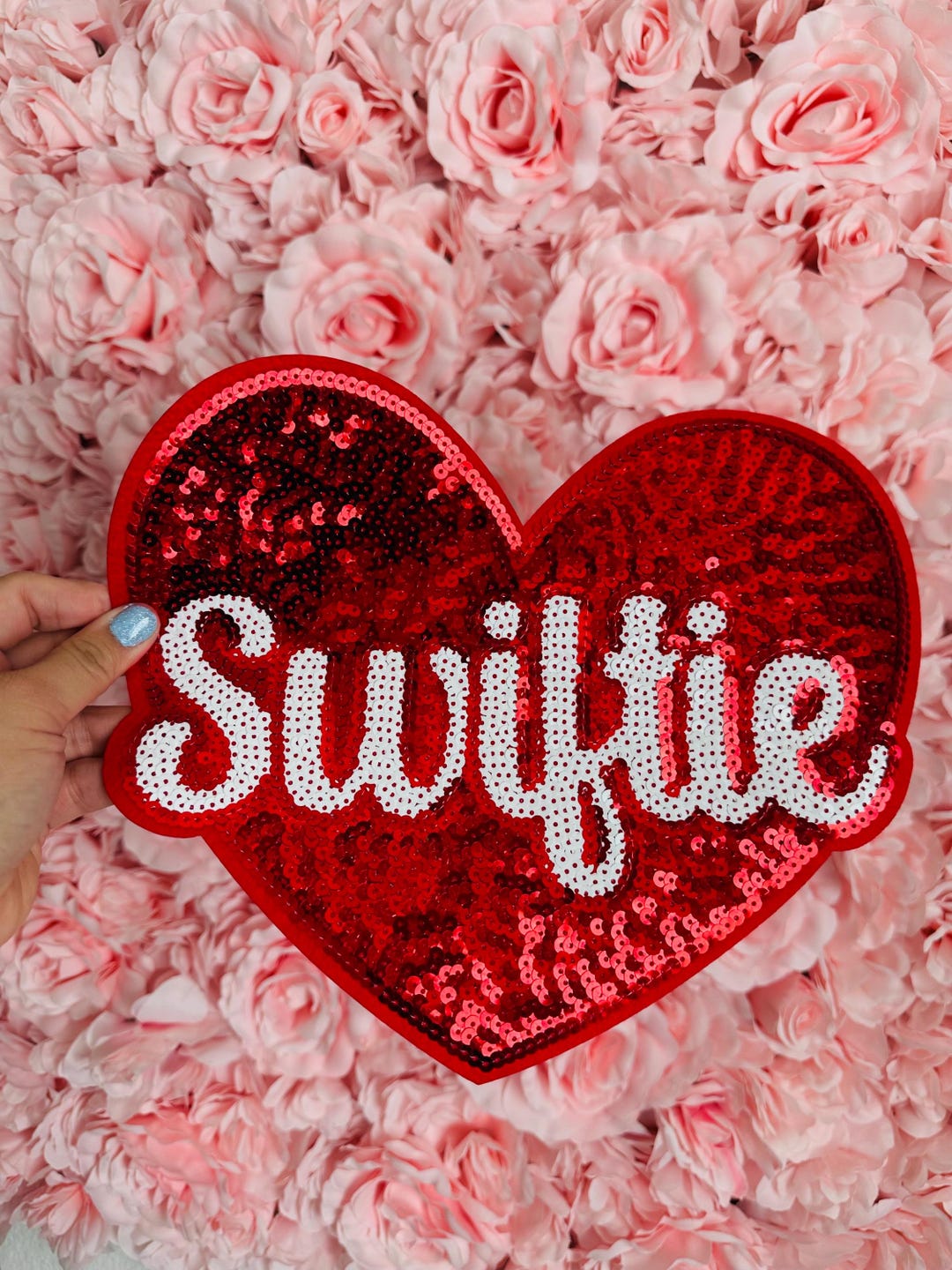 Sequins Lip Patches Large Patches Valentines Patches Sequins Patches Diy Patches Swiftie Patches ...