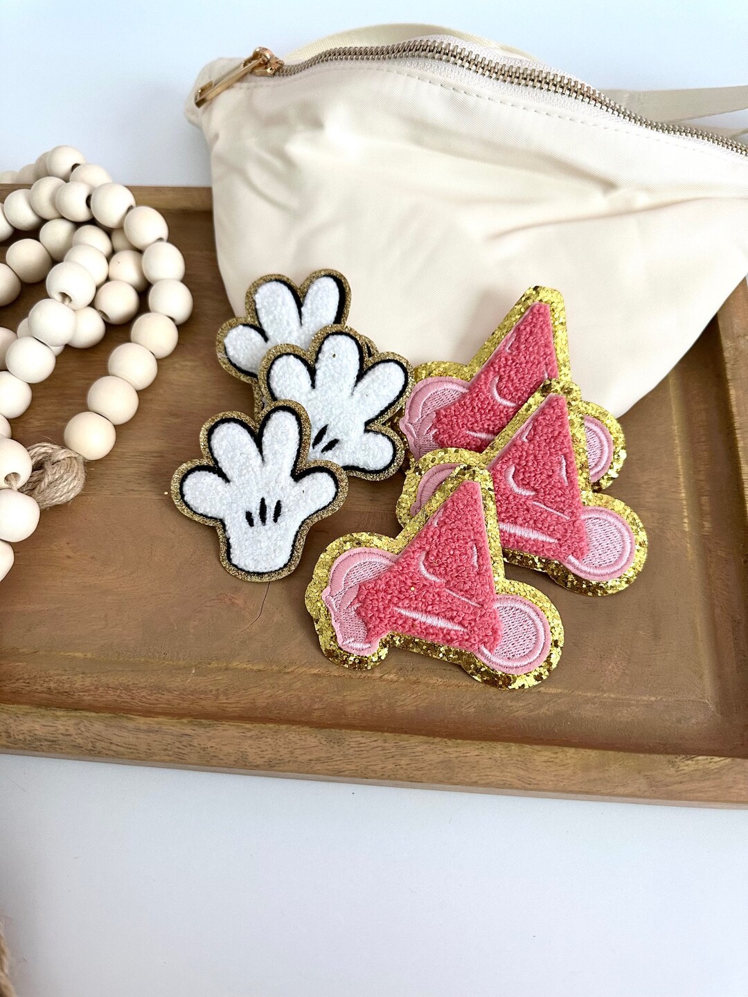 Pink Disney Patches | Pink Disney Ears Patches | Iron on Patches ...