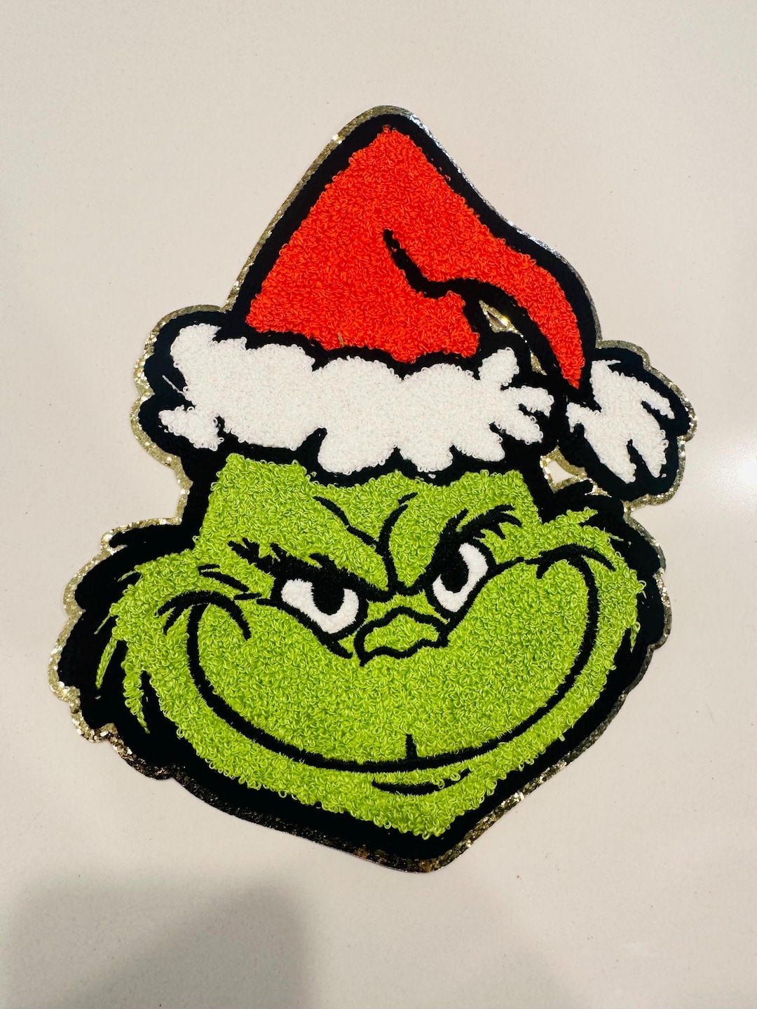 Grinch Iron on Patches Sweater Iron on Chenille Patches Christmas ...