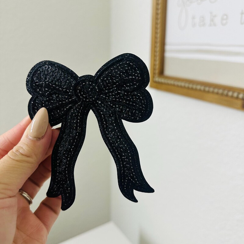 Small Black Bow - Etsy