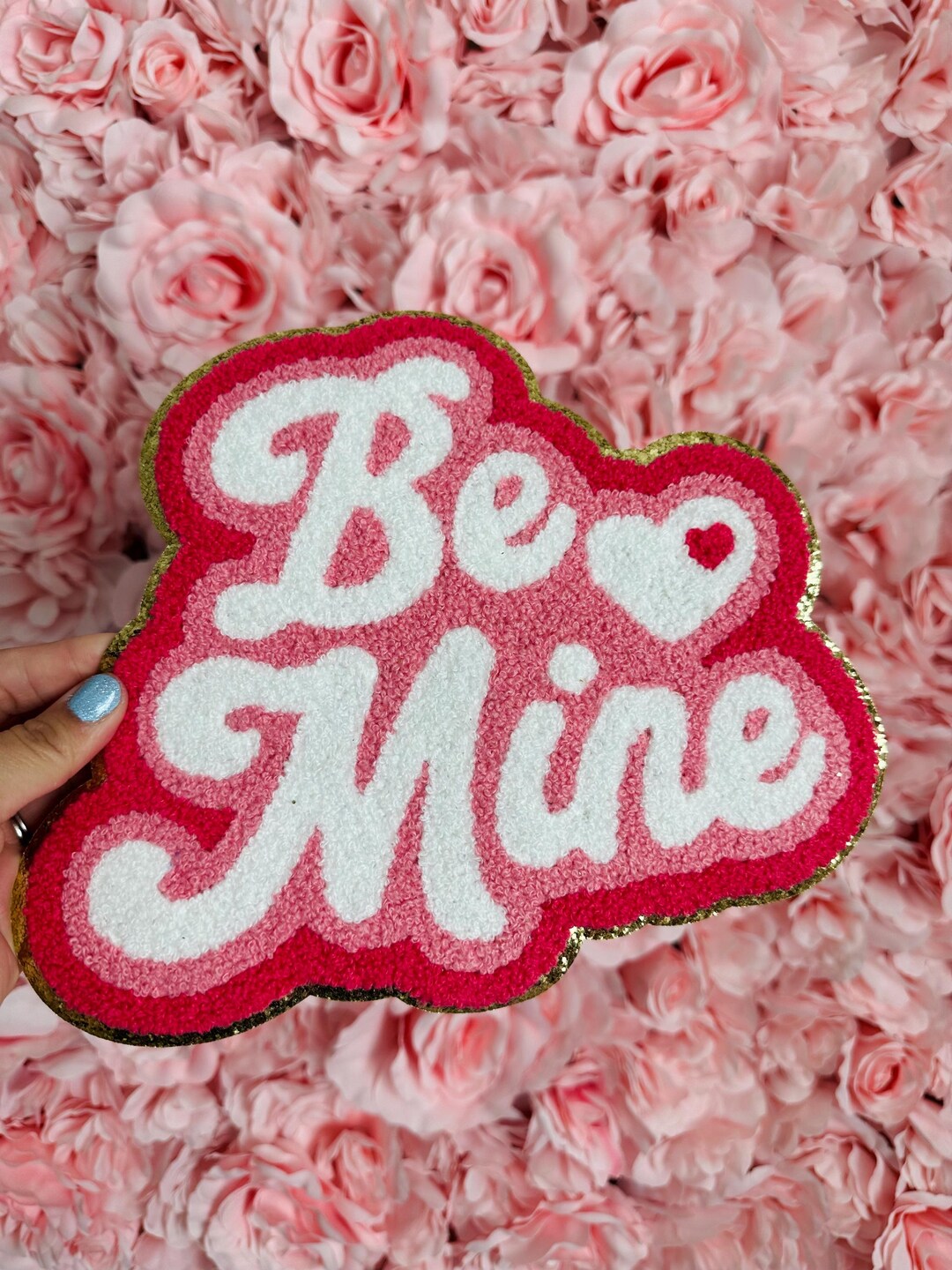 Be Mine Patches | Large Patches | Valentines Patches | Chenille Patches | Diy Patches - Etsy
