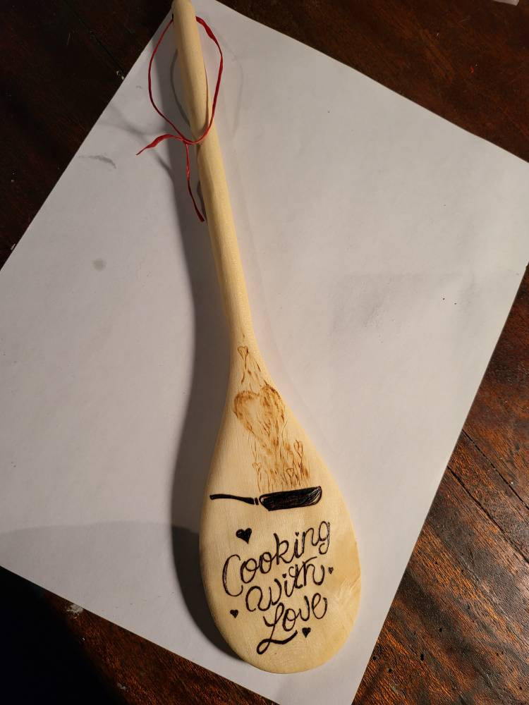 Wood Burned Wooden Spoons - Etsy
