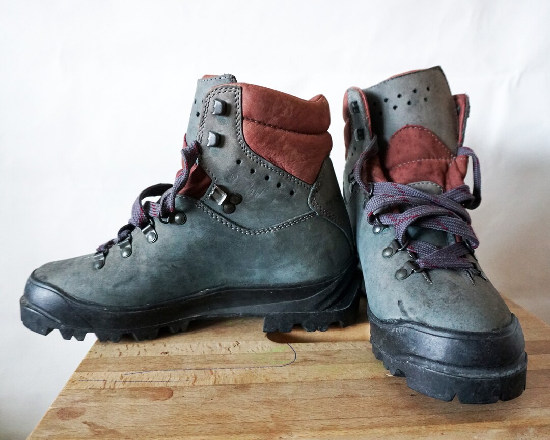 NOS VINTAGE Alpina Hiking Boots, Made in Slovenia, 1990, Size 6 1/2 ...