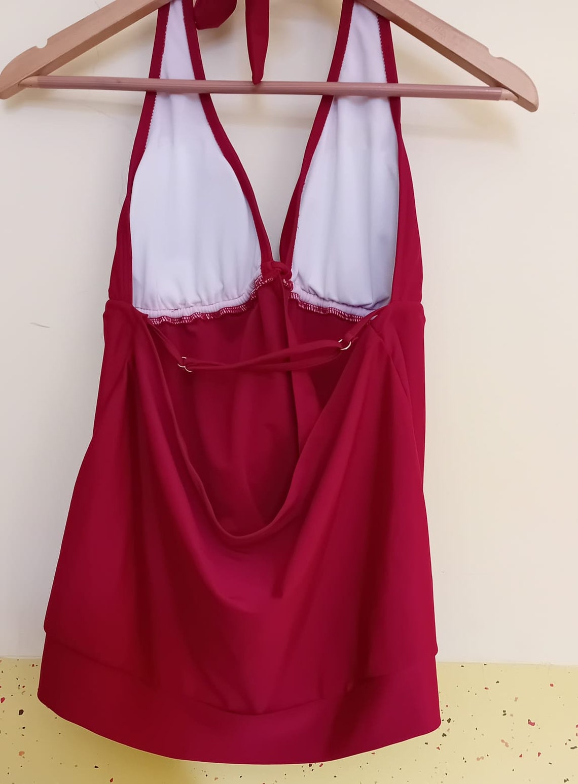 VINTAGE Tankini Swimsuit Tankini Top 90s Vine Red Tankini - Etsy UK