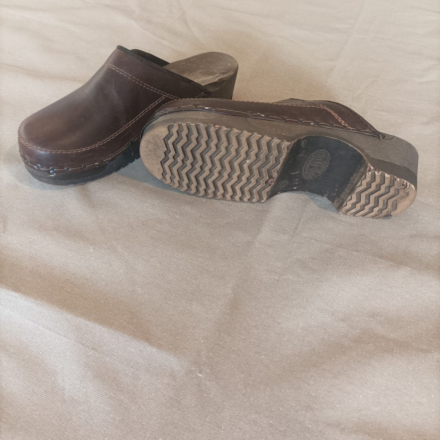 NOS Vintage Brown Wooden Clogs, Clogs for Women and Men, Classic Clogs ...