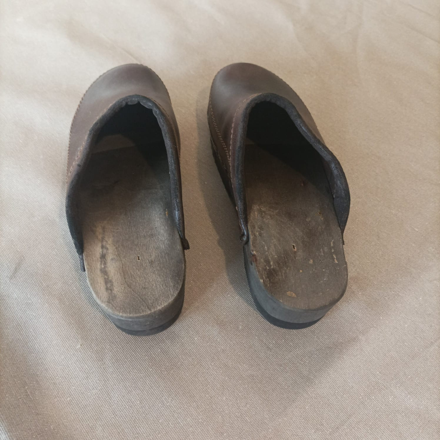 NOS Vintage Brown Wooden Clogs, Clogs for Women and Men, Classic Clogs ...