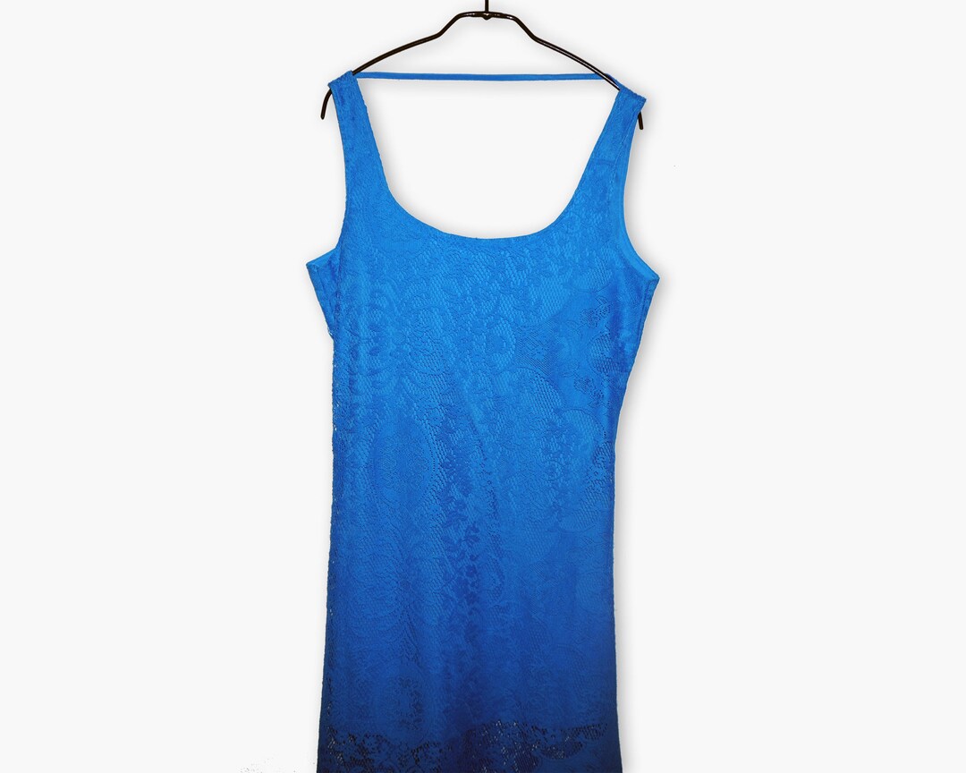 Blue Summer Calzedonia Woman Dress Sleeveless Maxi Dress - Etsy