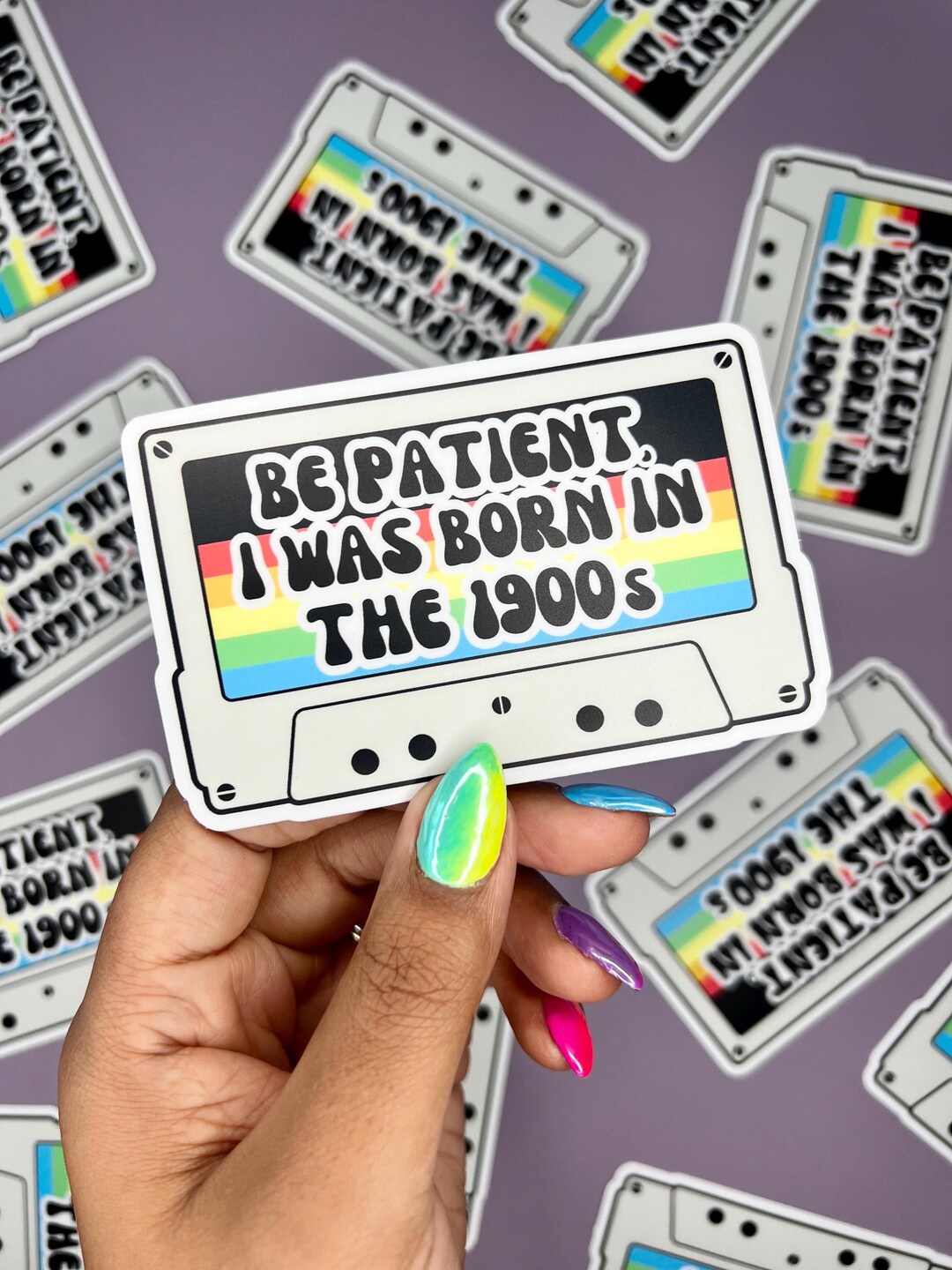 Born in the 1990s Sticker, Millennial 90s Kid Laptop Decal, Gen X ...