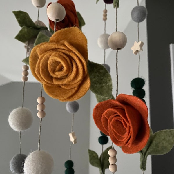 Flower Baby Mobile - Etsy