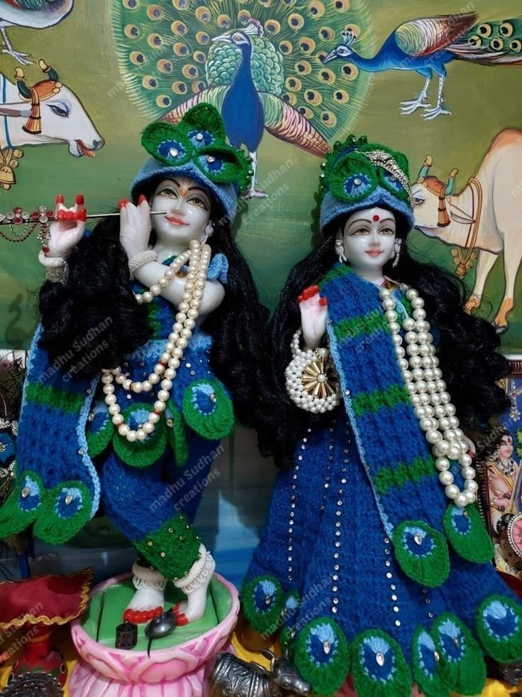 Radha Krishna Jodi Dress - Etsy