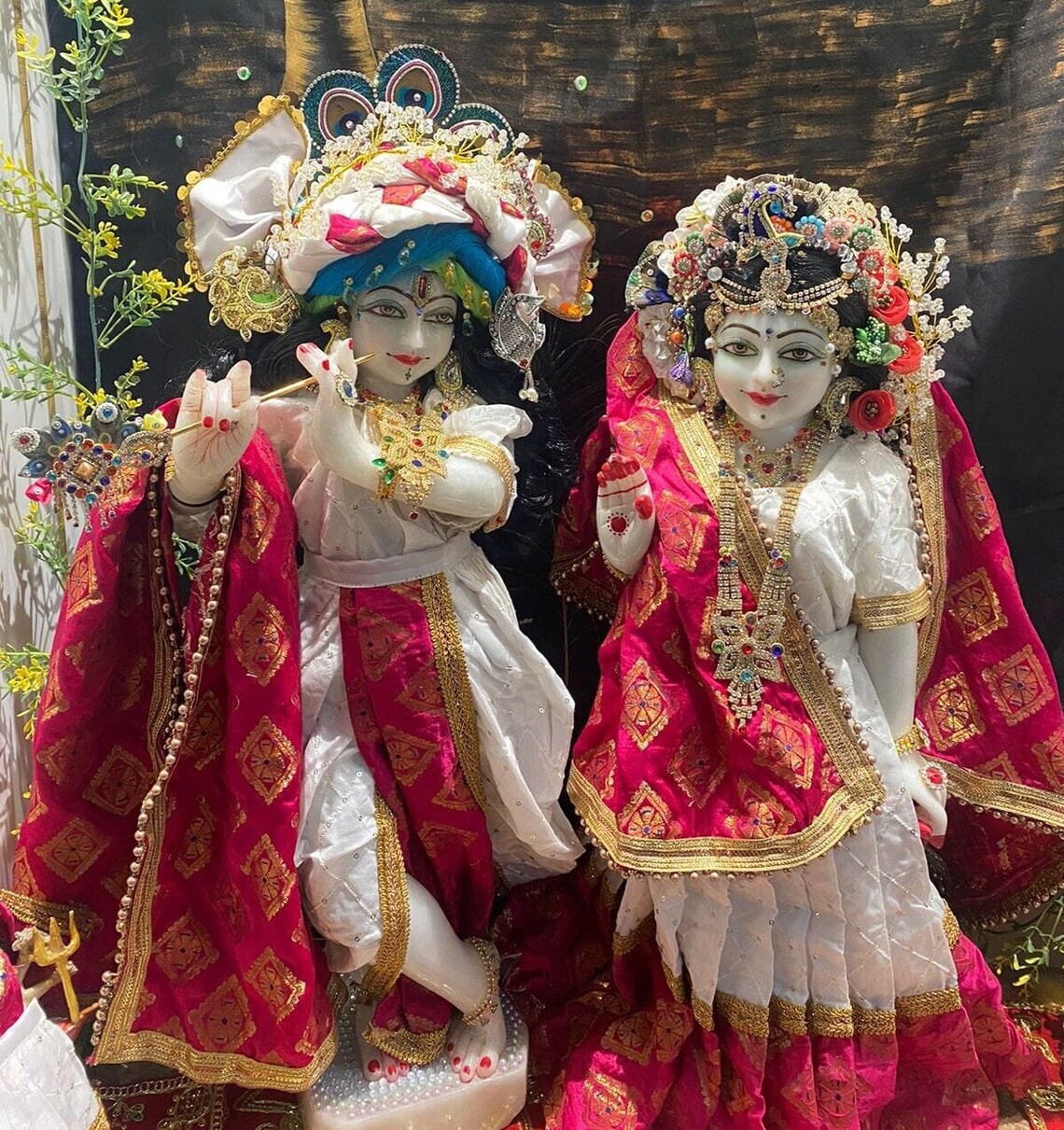 Radha Krishna Jodi Dress - High Quality Handwork - Etsy