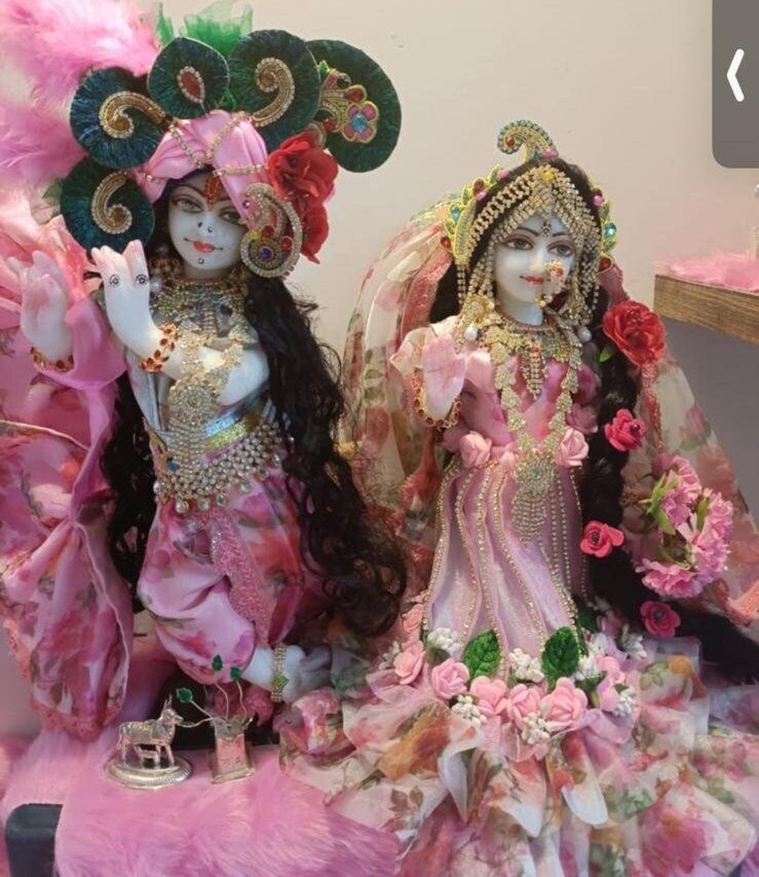 Radha Krishna Jodi Dress - High Quality Handwork - Etsy