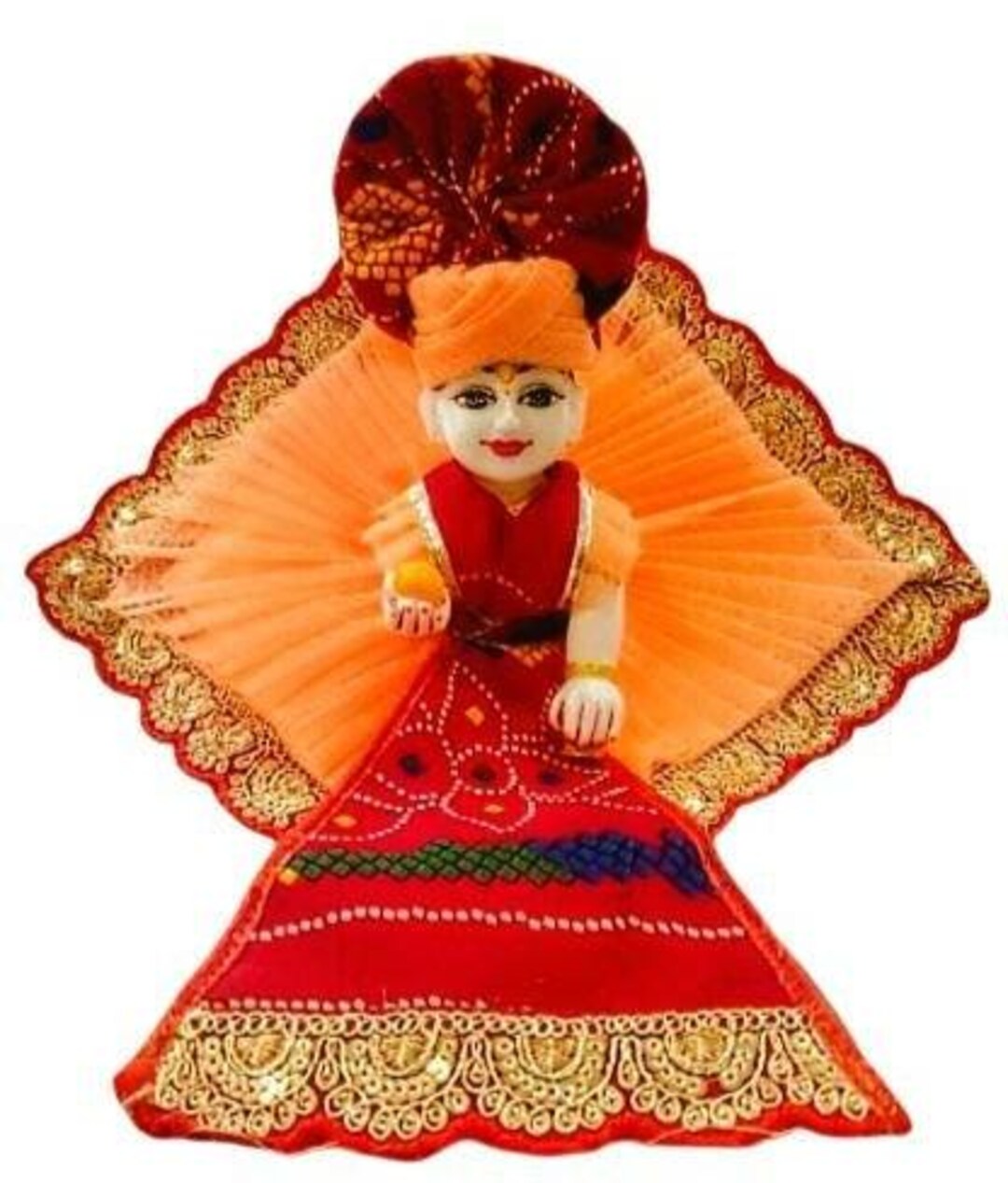 Laddu Gopal Dress With Pagdi - Beautifully Crafted - Free Shipping - Etsy