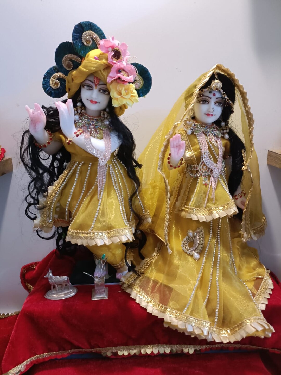 Radha Krishna Jodi Dress - High Quality Handwork - Etsy