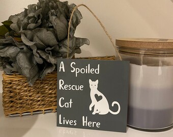 Cat Rescue Sign - Etsy