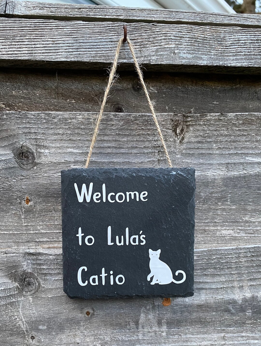 Catio Sign/outdoor Pet Space Sign/garden Sign/pet House - Etsy