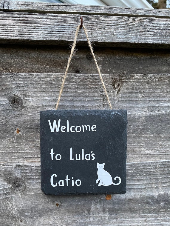 Catio Sign/outdoor Pet Space Sign/garden Sign/pet House - Etsy