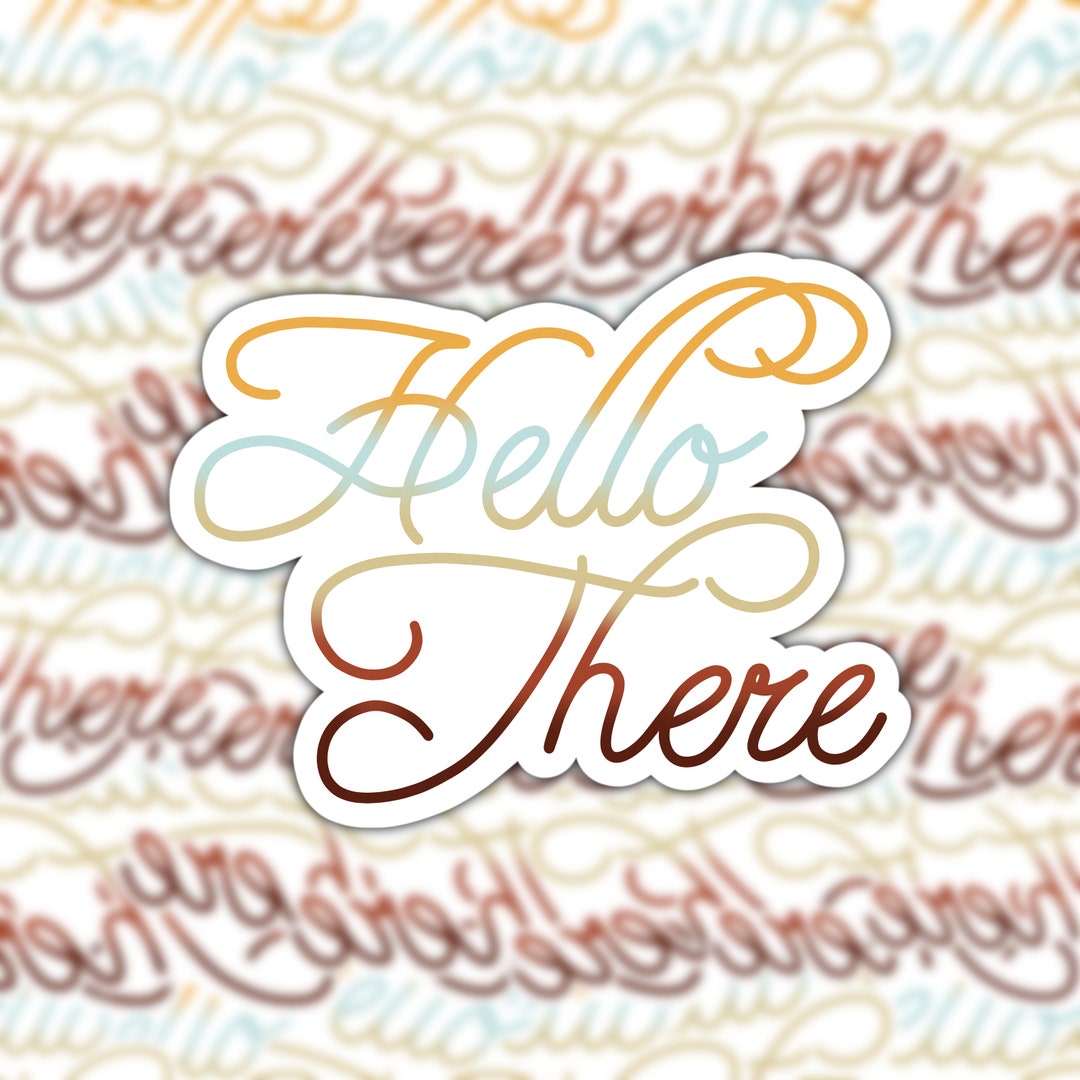 Hello There Quote Sticker | Obi Wan Kenobi | Star Wars | Jedi | Vinyl ...