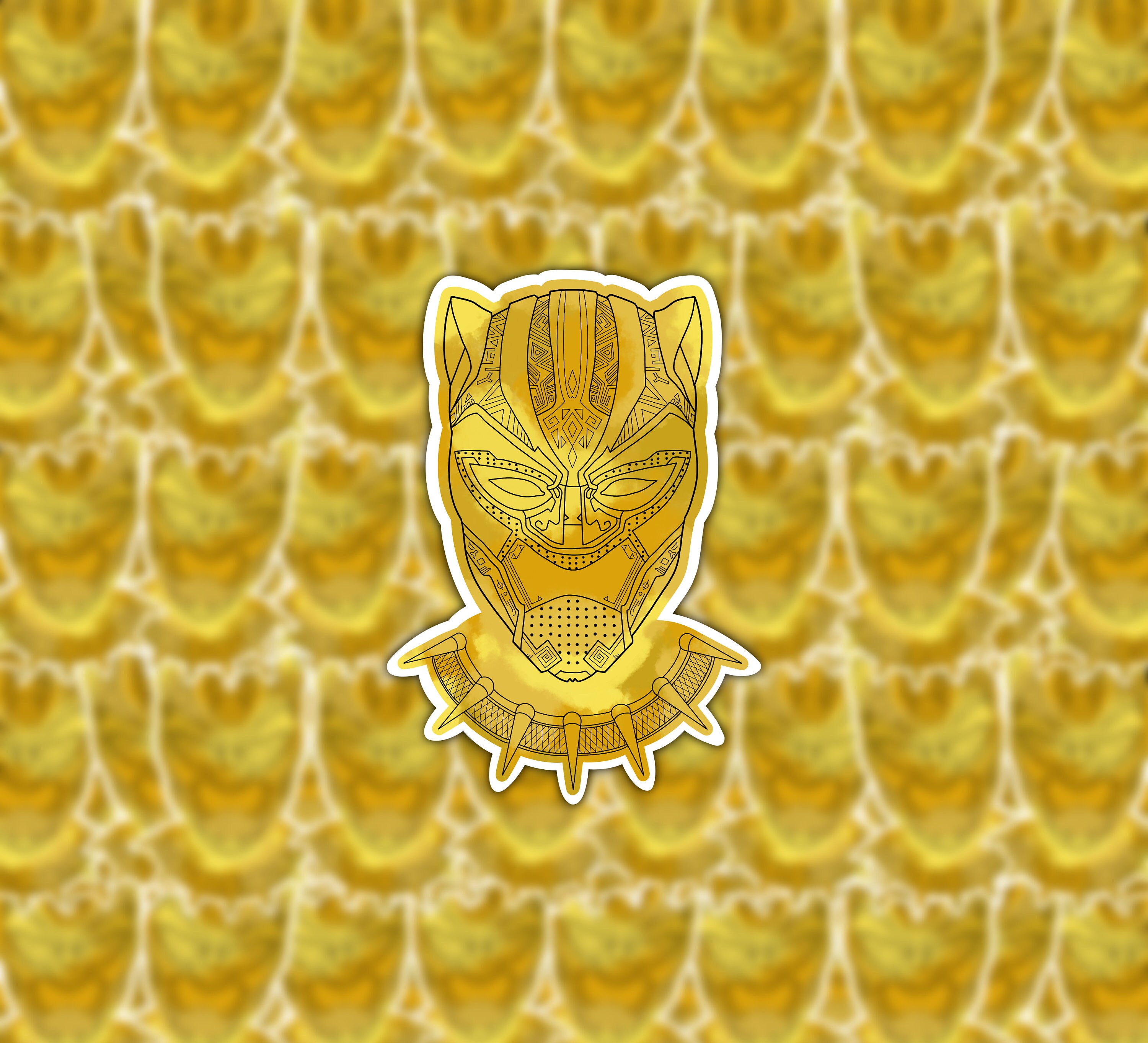 Killmonger Sticker Black Panther Marvel Avengers Vinyl | Etsy