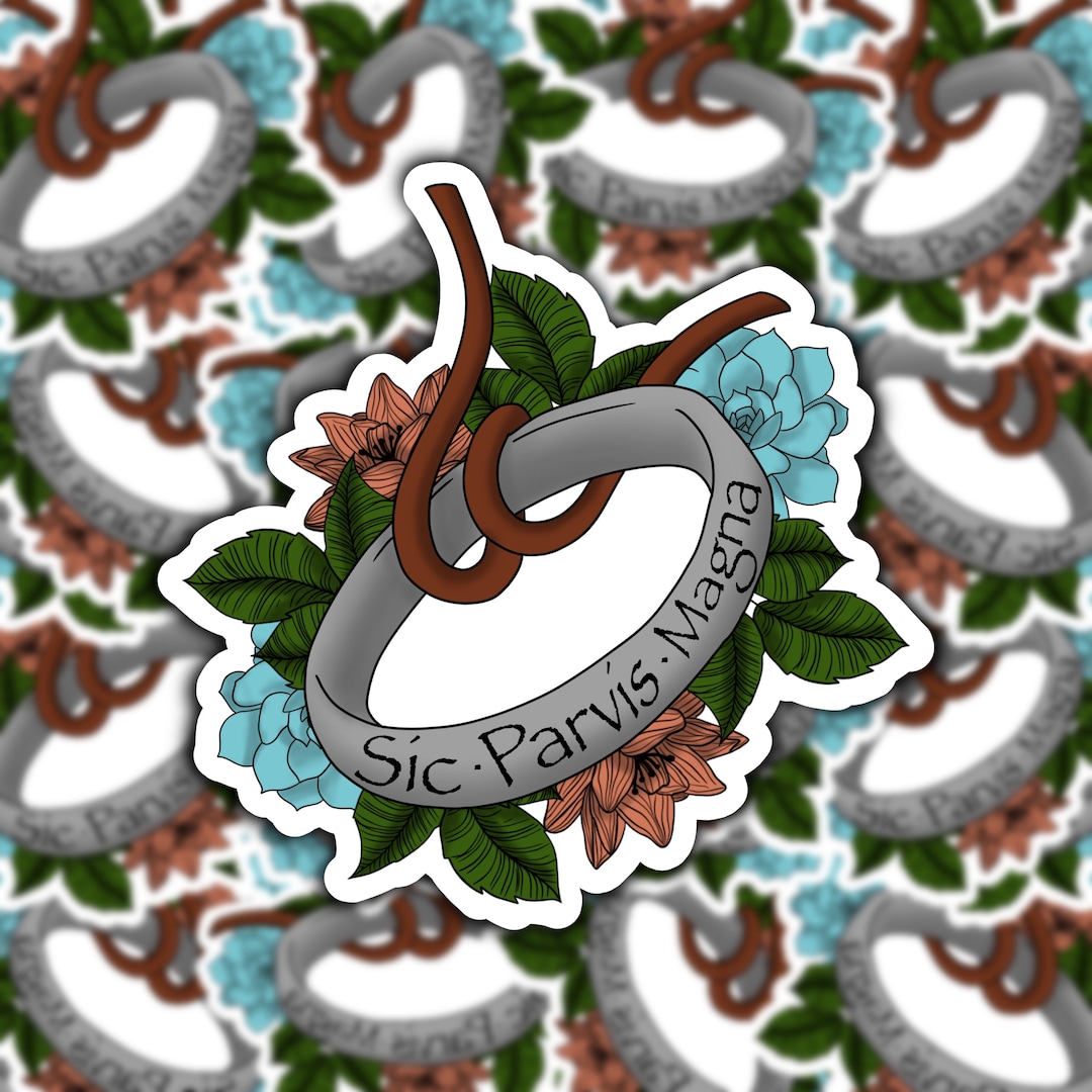 Sic Parvis Magna Sticker | Uncharted | Video Game | GLOSSY Waterproof ...