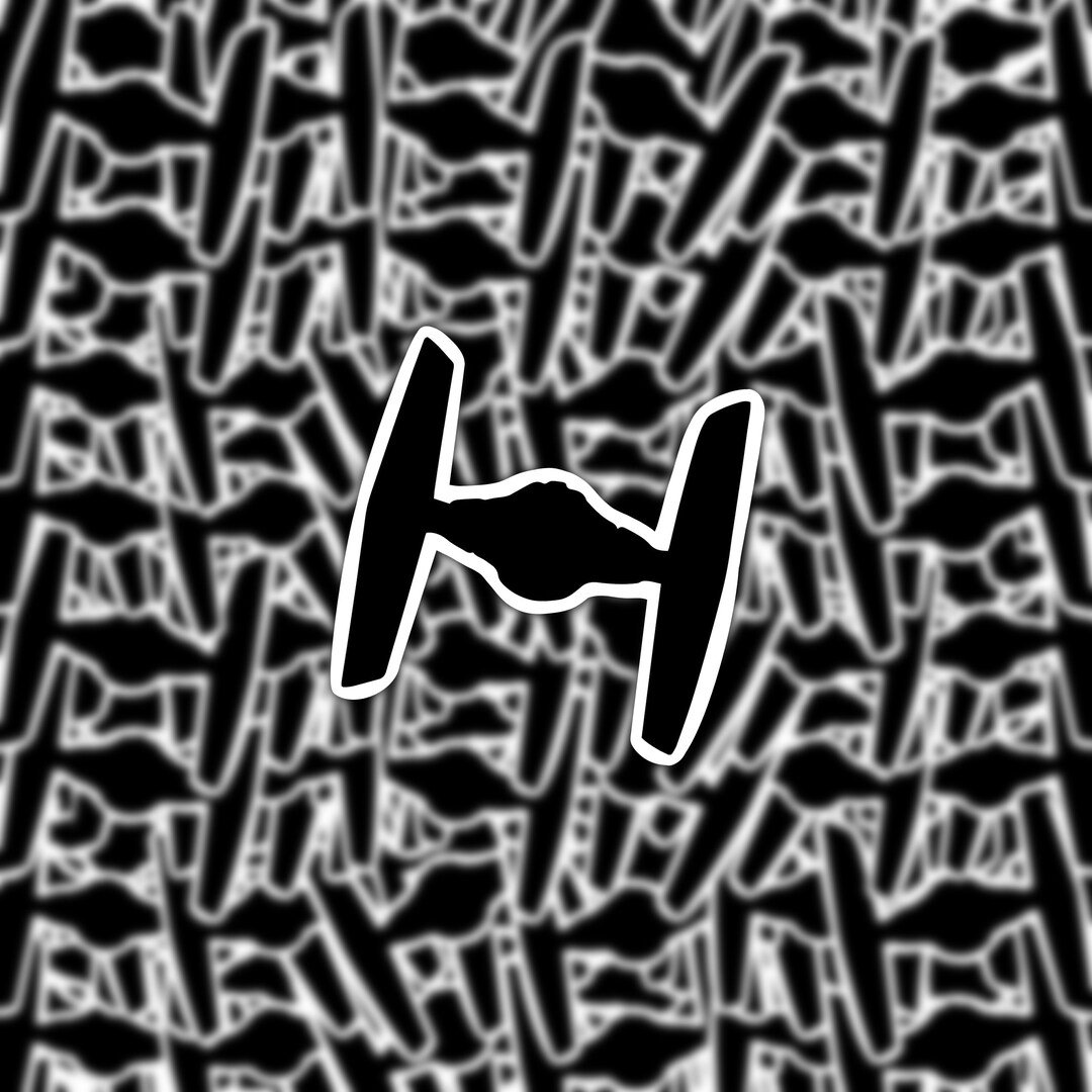 Tie Fighter Silhouette Sticker | Star Wars | Space Ship Sticker | Vinyl ...