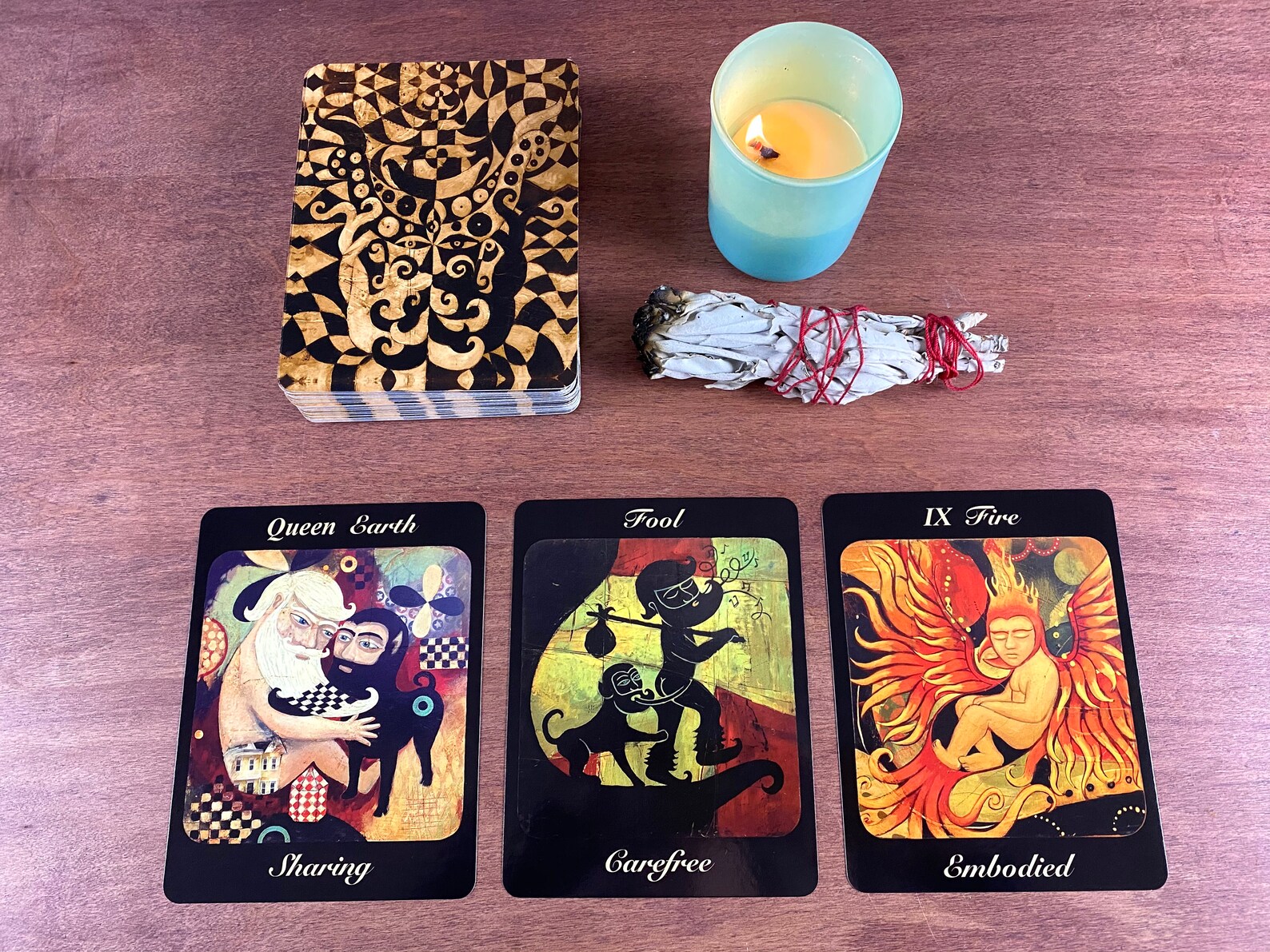 Journey of the Bearded Tarot, Doug Hammett, Tarot Cards, Tarot Deck ...