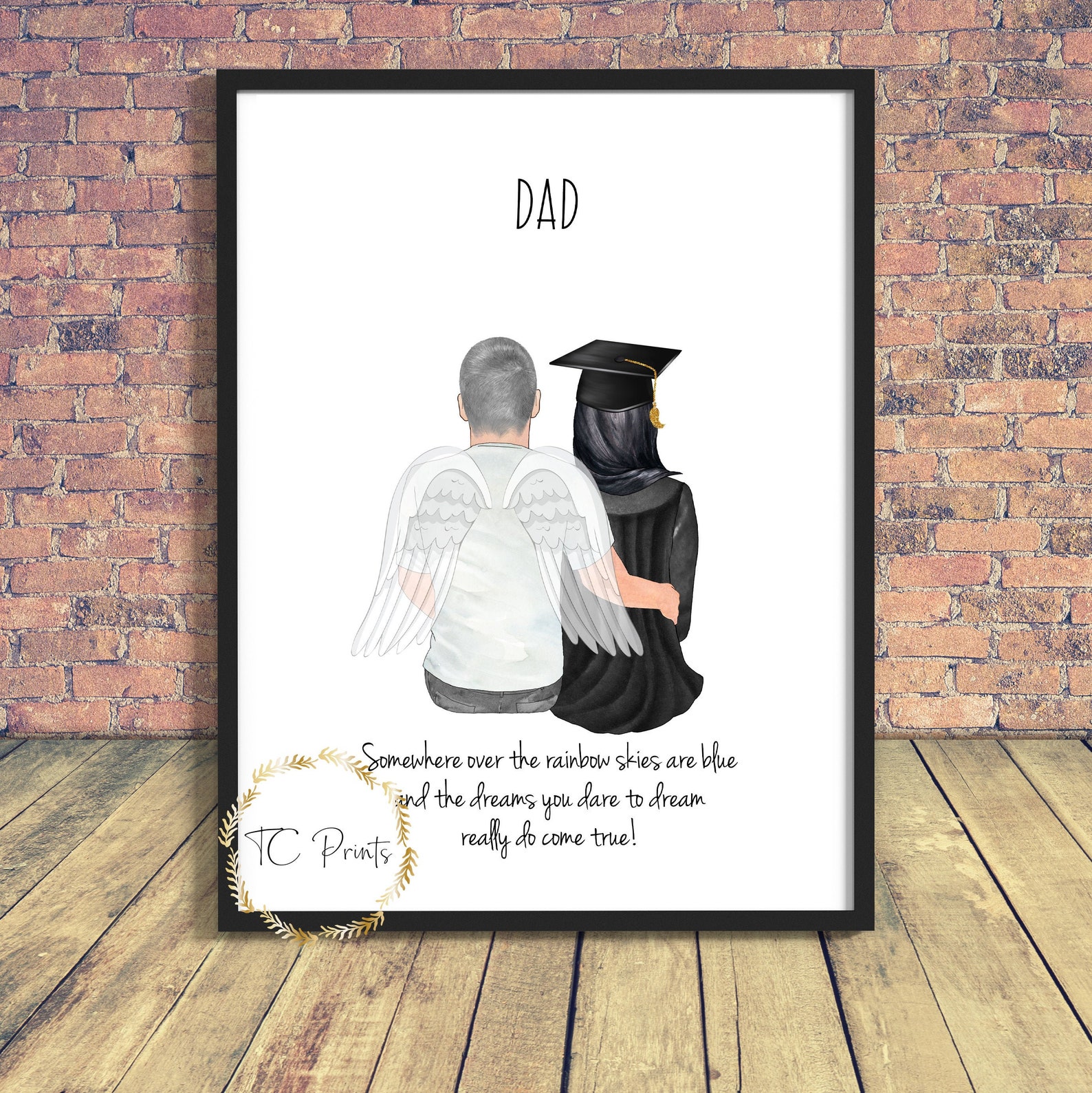 Father & Daughter Graduation | Father in Heaven | Loss of a Father ...