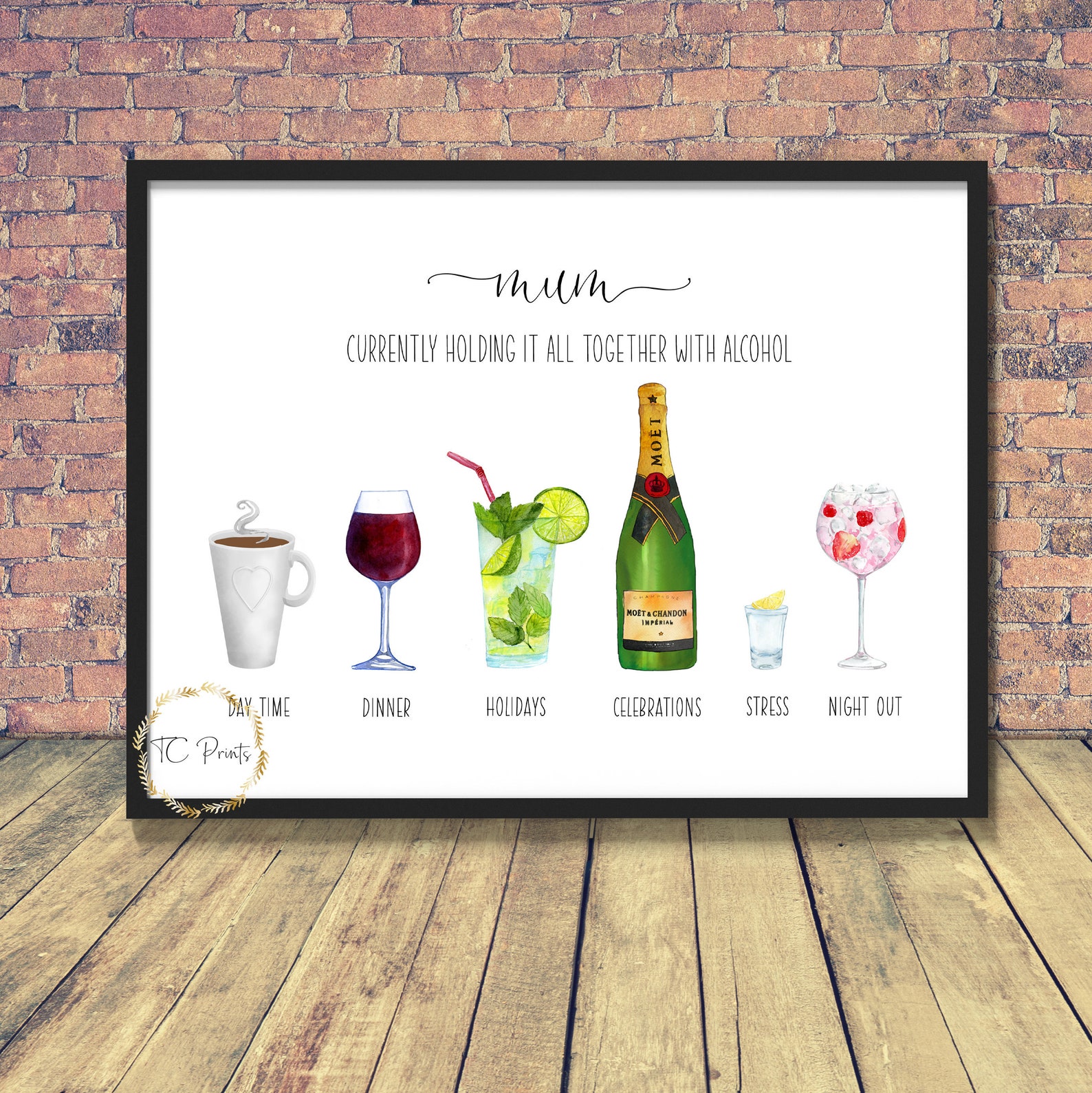 Mum's Drinks Special Favourite Drinks Drinks for Every - Etsy