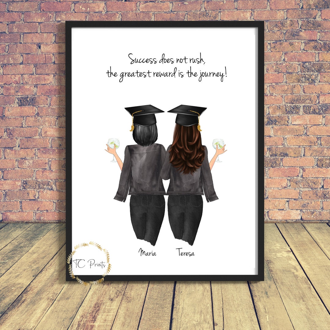 Graduation Bestie | Graduation Gift | Best Friend Print | Family Print ...