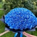 Light Blue in Black Wrappers Bouquet Eternal Rose, Birthaday Bouquet ...
