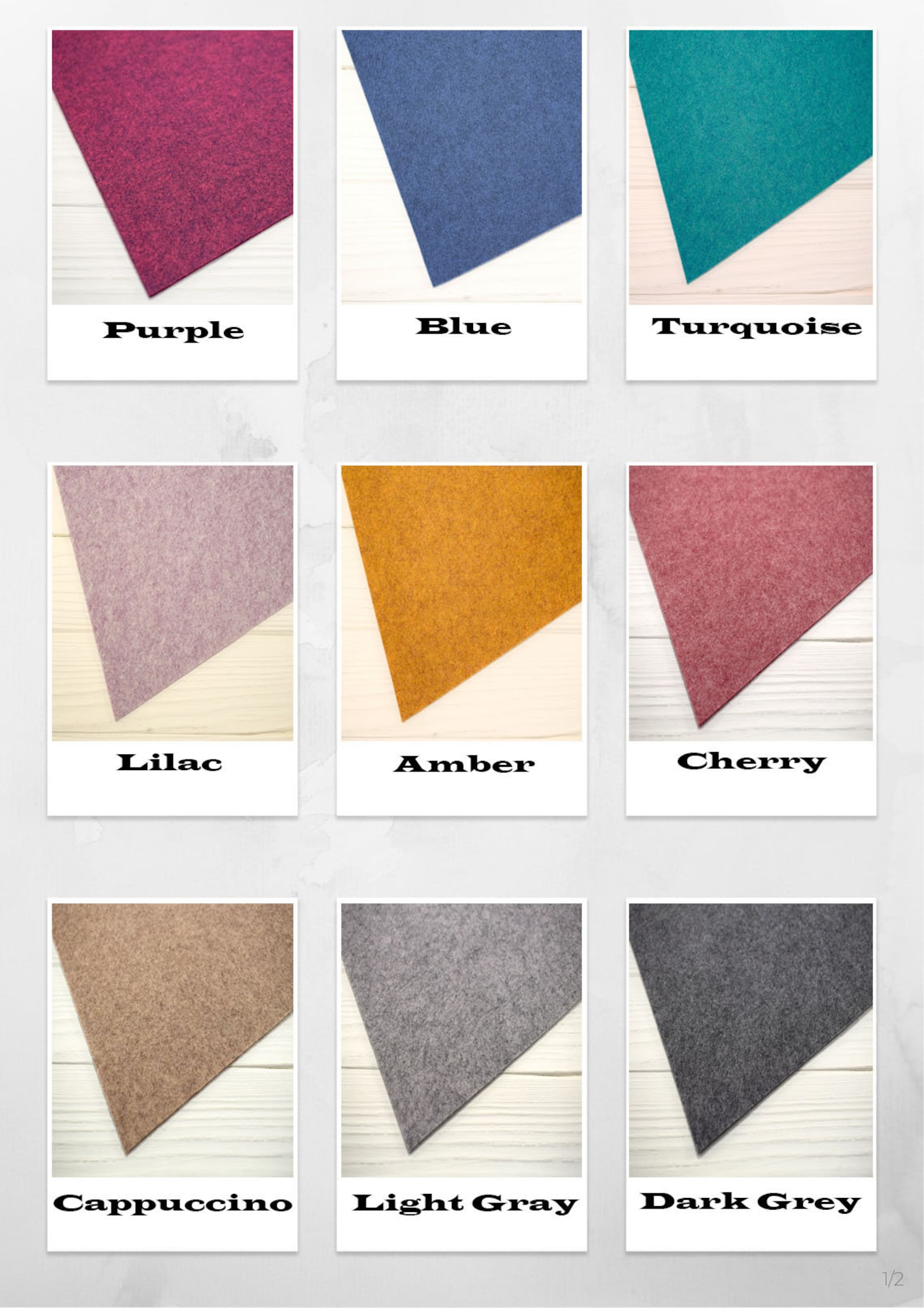 Set of Mouse and Laptop Mat Made of Eco Felt, Multicolor Desk Mats for ...