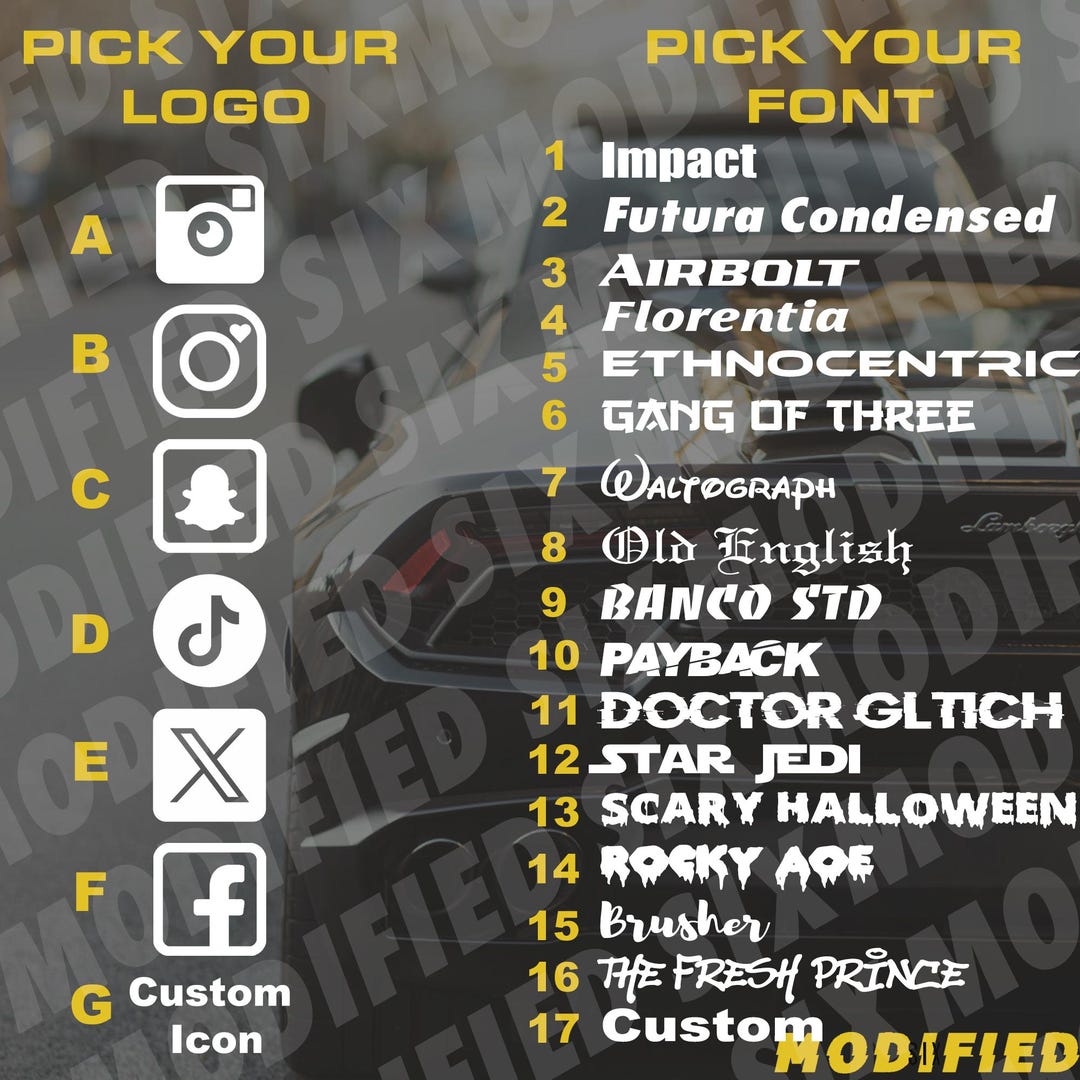 CUSTOM Instagram, Snapchat , Facebook, Twitter, Youtube Die Cut Vinyl ...