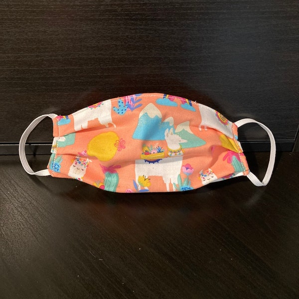 Llama Face Mask - Etsy