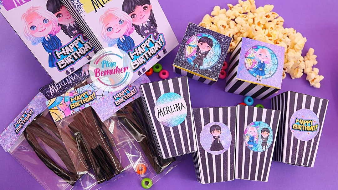 Merlina Printable Kit 10 Ideas - Etsy Canada