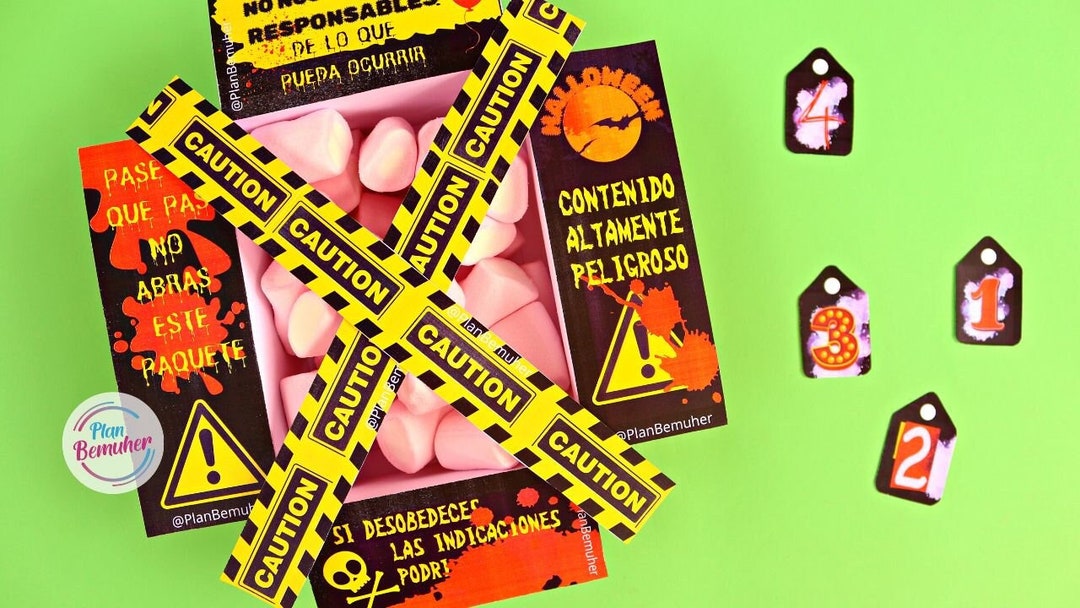 Scary Halloween Box - Etsy