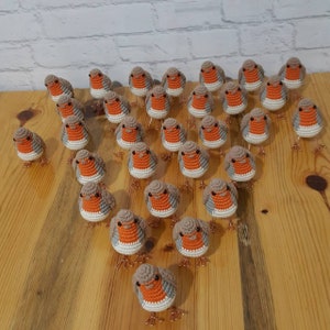 Crochet Animal Red Robin | Crochet Toy | Crochet Bird for Home Decor ...