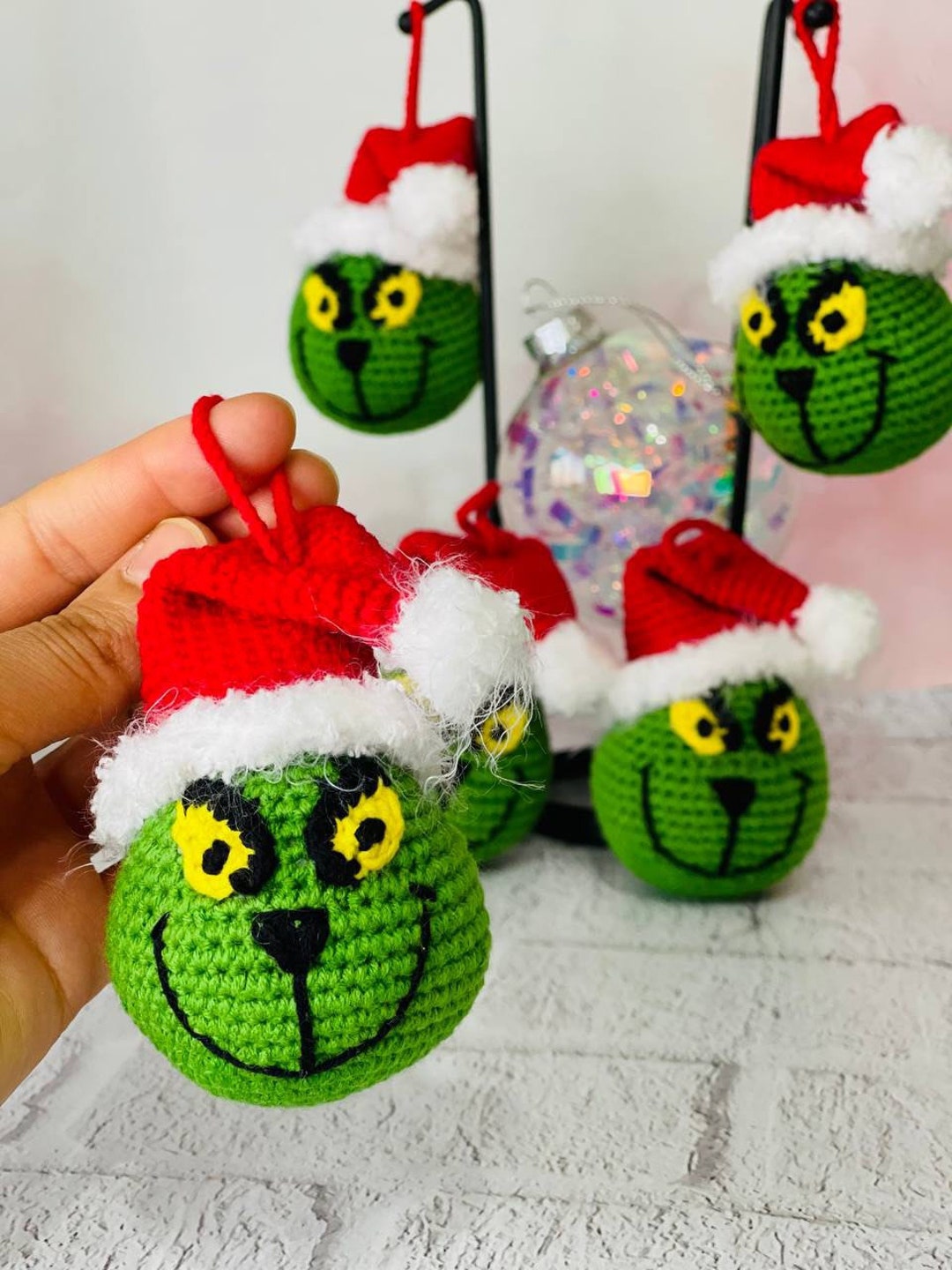 Crochet Grinch Crochet Tree Decoration Grinch Crochet Home - Etsy