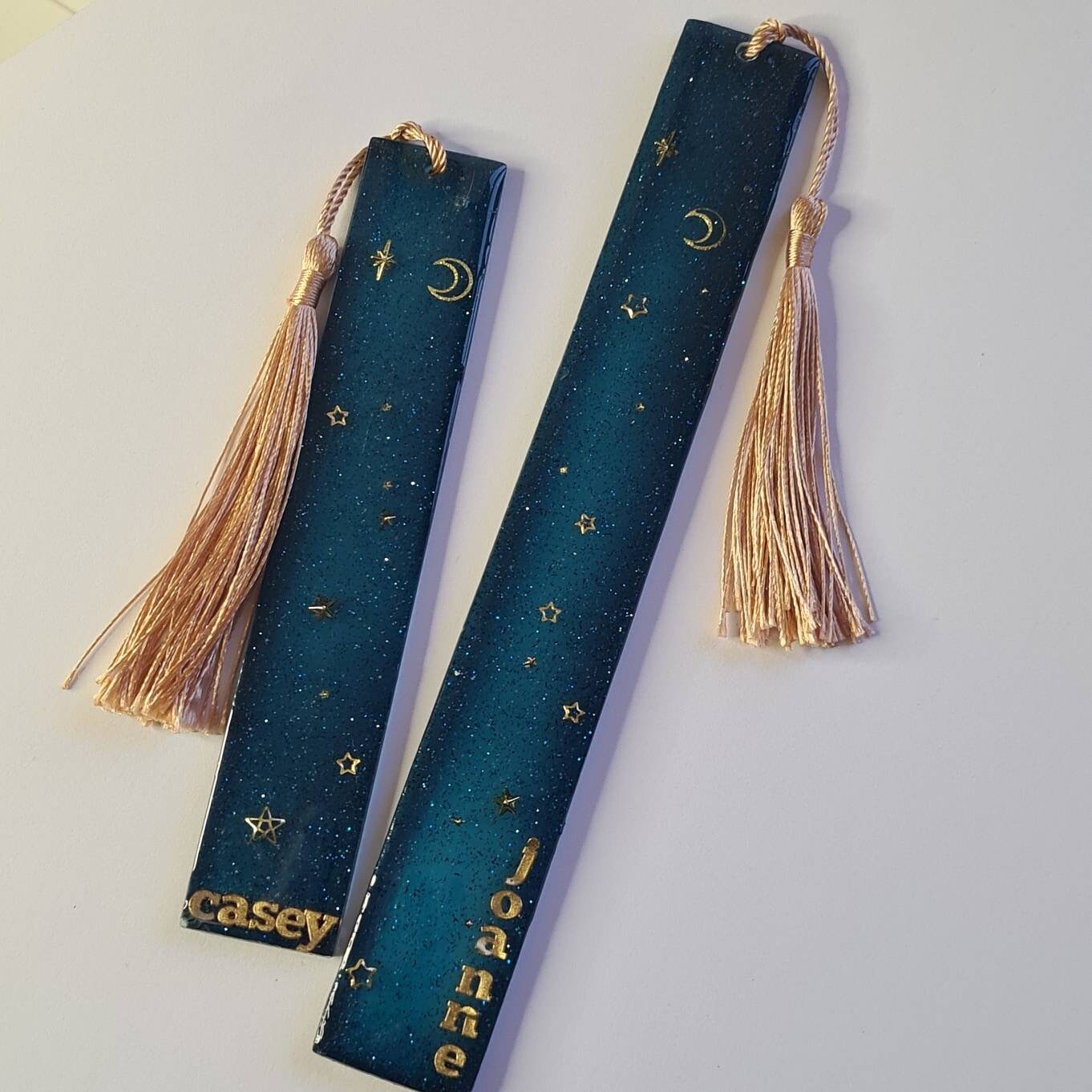 Starry Skies Bookmark Moon Stars Galaxy Space Celestial Lunar - Etsy UK