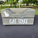 Cat Toy Box With Front Cut Out Small Cat Toys Storage Catnip Toy Bin ...