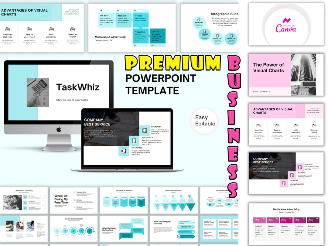 Modern Business Plan Powerpoint Template, Editable Power Point Template ...