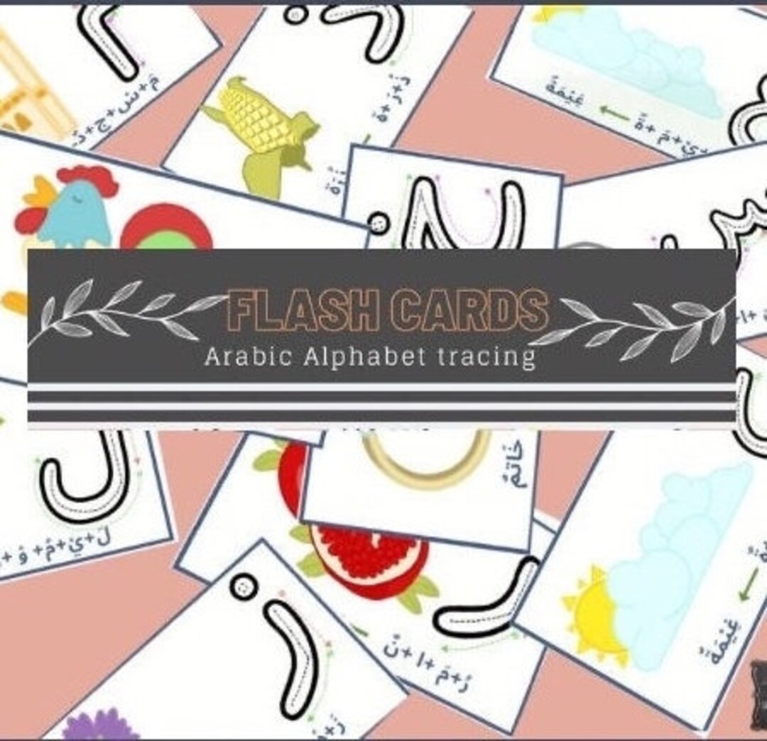 Arabic Alphabet Flash Cards| Learn Arabic Alphabet| Fun Coloring Book ...