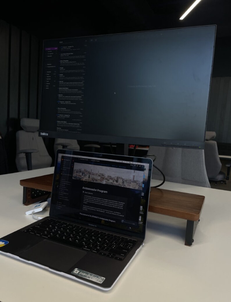 Monitor Stand, Monitor Riser, Laptop Stand, Desktop Organizer, Gift for ...