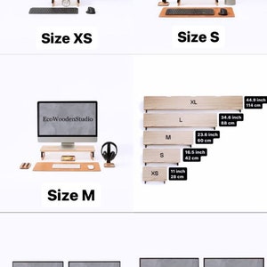 Monitor Stand, Monitor Riser, Laptop Stand, Desktop Organizer, Gift for ...