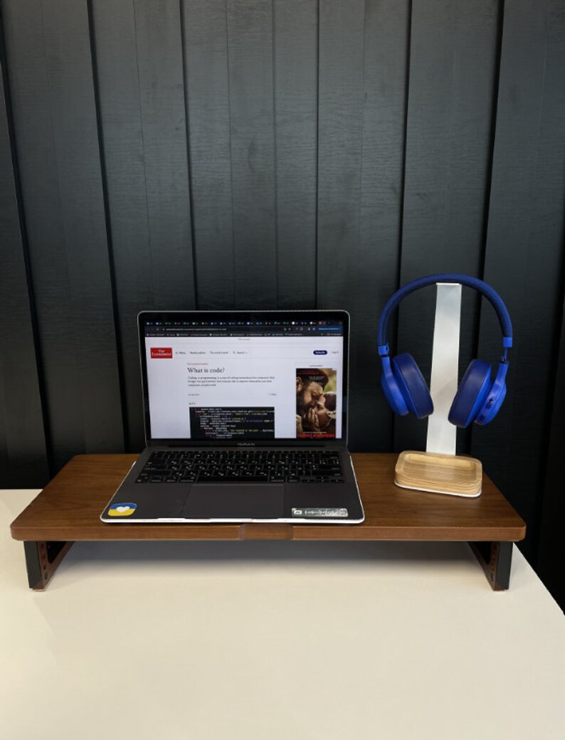 Monitor Stand, Monitor Riser, Laptop Stand, Desktop Organizer, Gift for ...