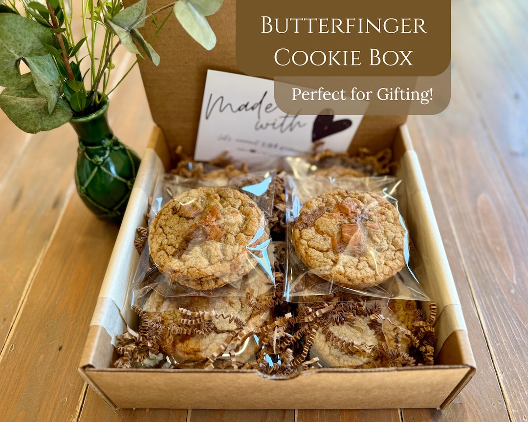 Butterfinger Cookies - Cookie Gift Box - Etsy